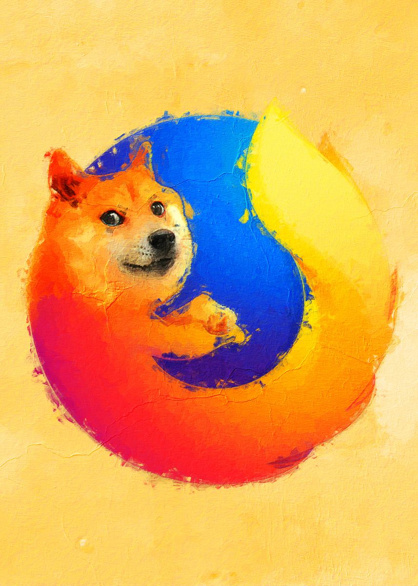 'Doge Meme' Poster, picture, metal print, paint by Meme Daily | Displate