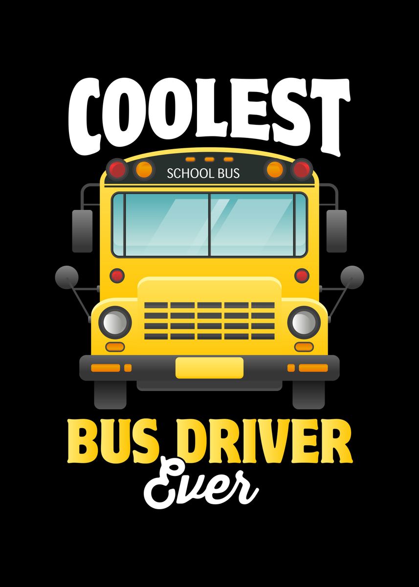 'First Day Of School Bus' Poster, picture, metal print, paint by ...