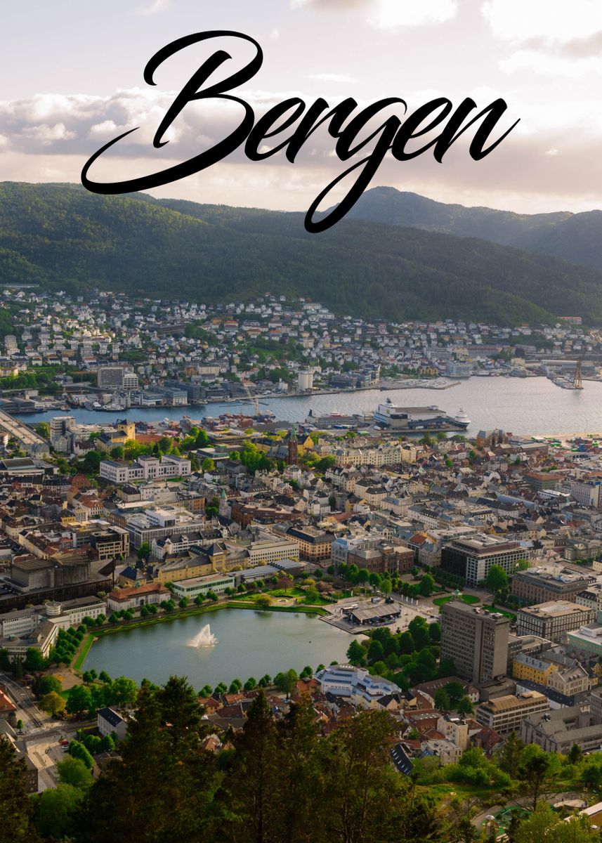 'Bergen' Poster, picture, metal print, paint by Conceptual Photography ...