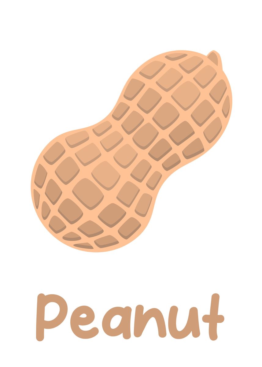 'peanut ' Poster, picture, metal print, paint by Lunzii Art | Displate