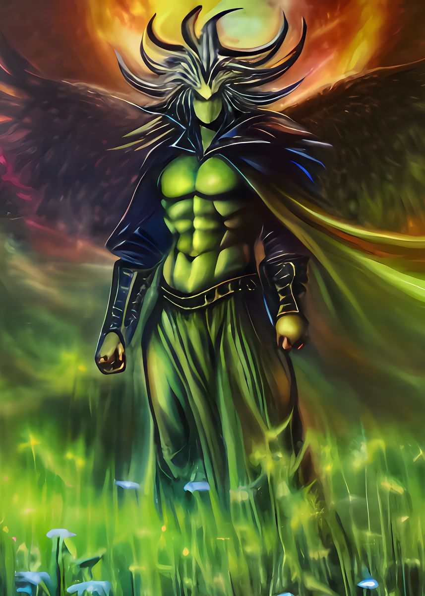 'Dark Heavenly Corruption' Poster, picture, metal print, paint by ...