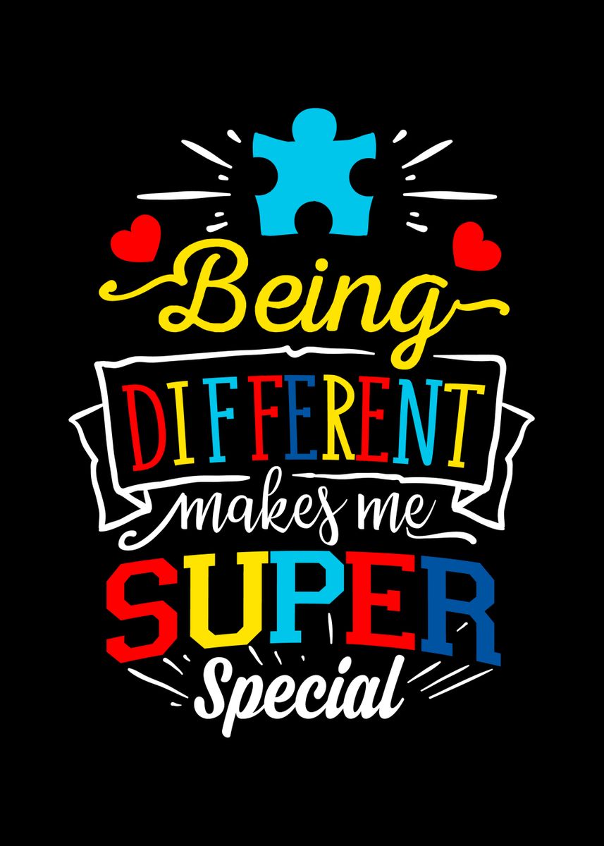 'Being different' Poster, picture, metal print, paint by Juliana RW ...