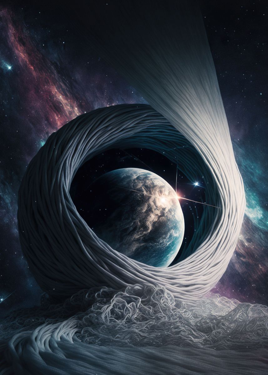 'Colors of Space Planet' Poster, picture, metal print, paint by Enzaro ...