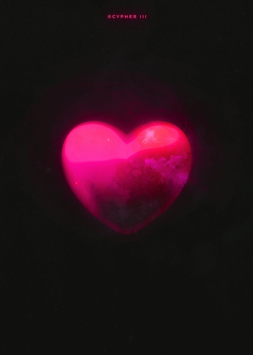 'Heart' Poster, picture, metal print, paint by cypher the third | Displate