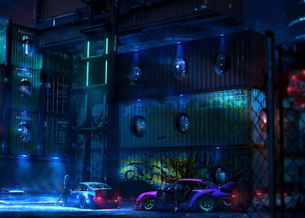 'Siper Car' Poster by Marcel Lee | Displate