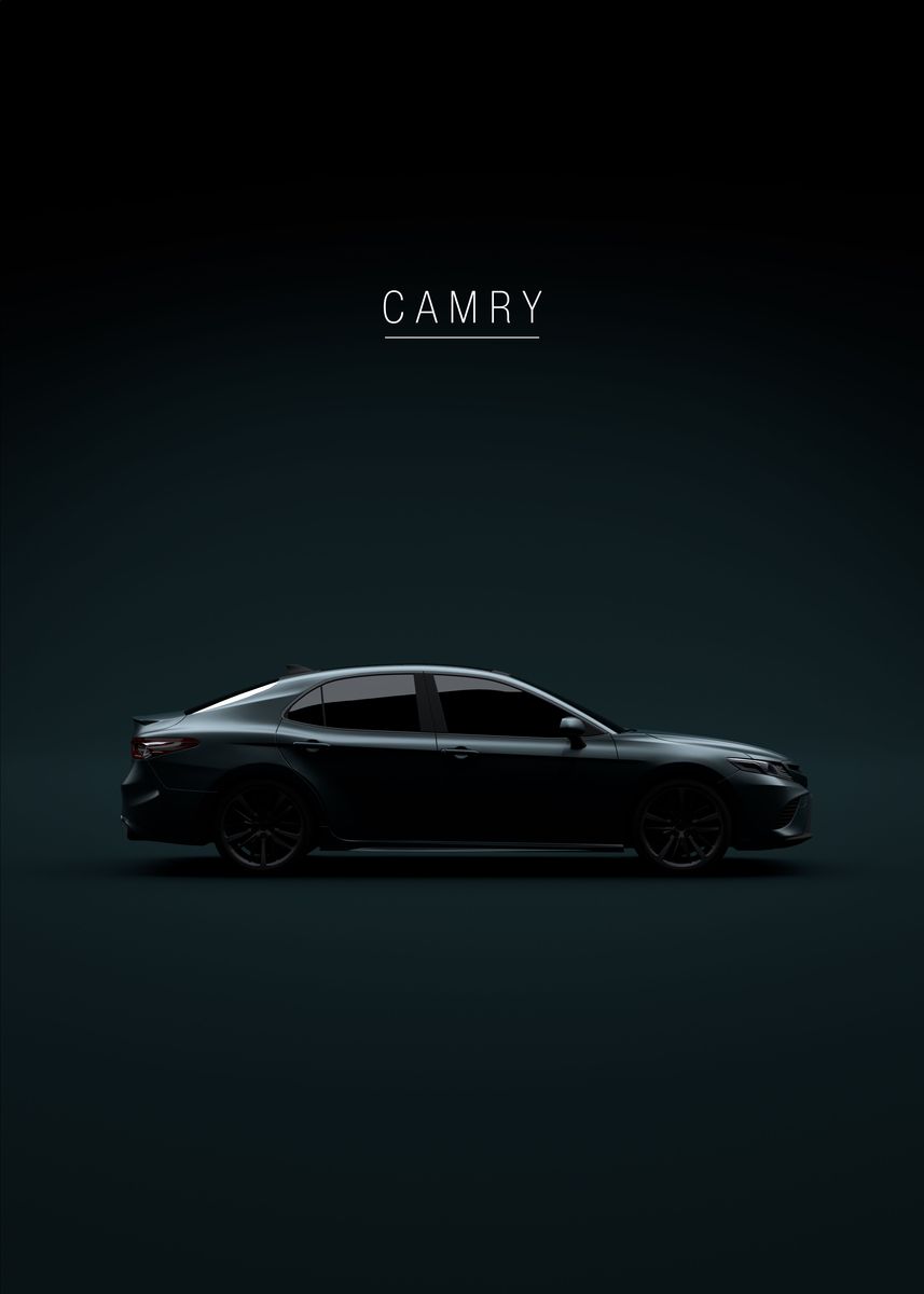 '2018 Toyota Camry WS XSE ' Poster, picture, metal print, paint by 21 ...