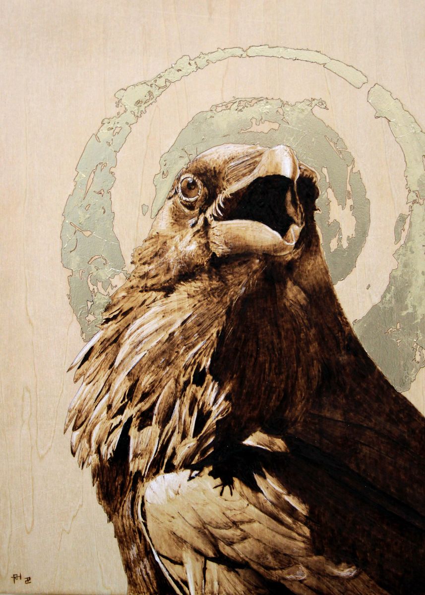 'Lone Icon' Poster, picture, metal print, paint by Ross Hines | Displate