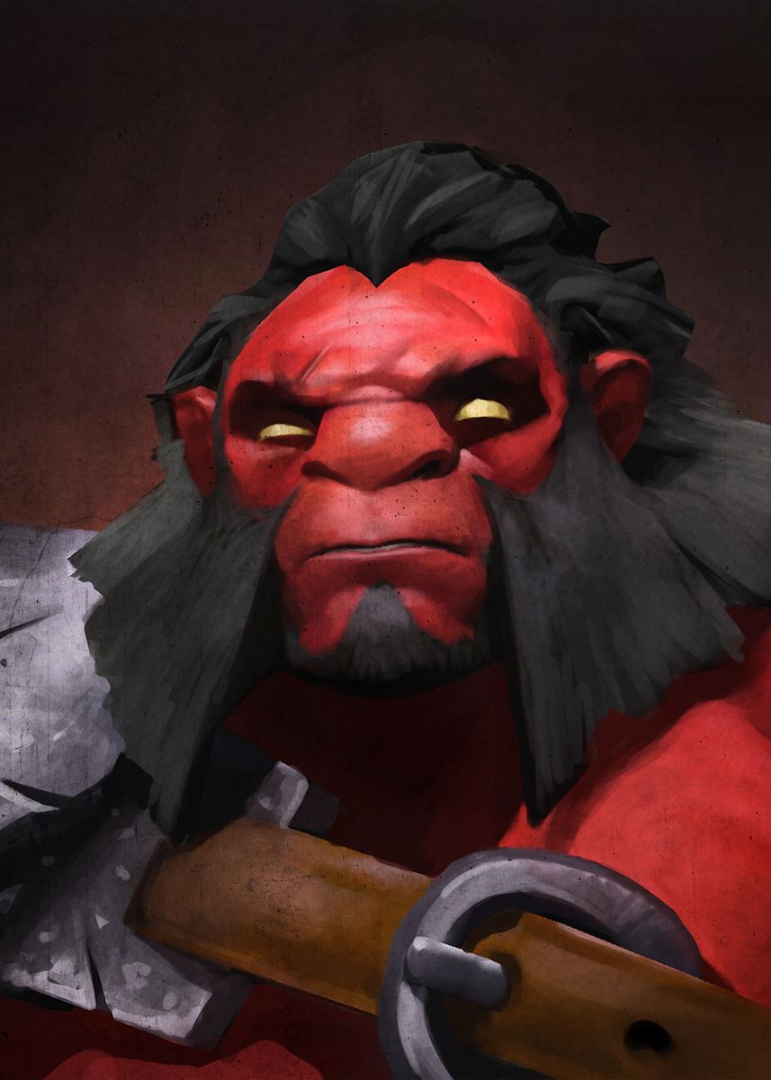 'Axe' Poster, picture, metal print, paint by Dota2 | Displate