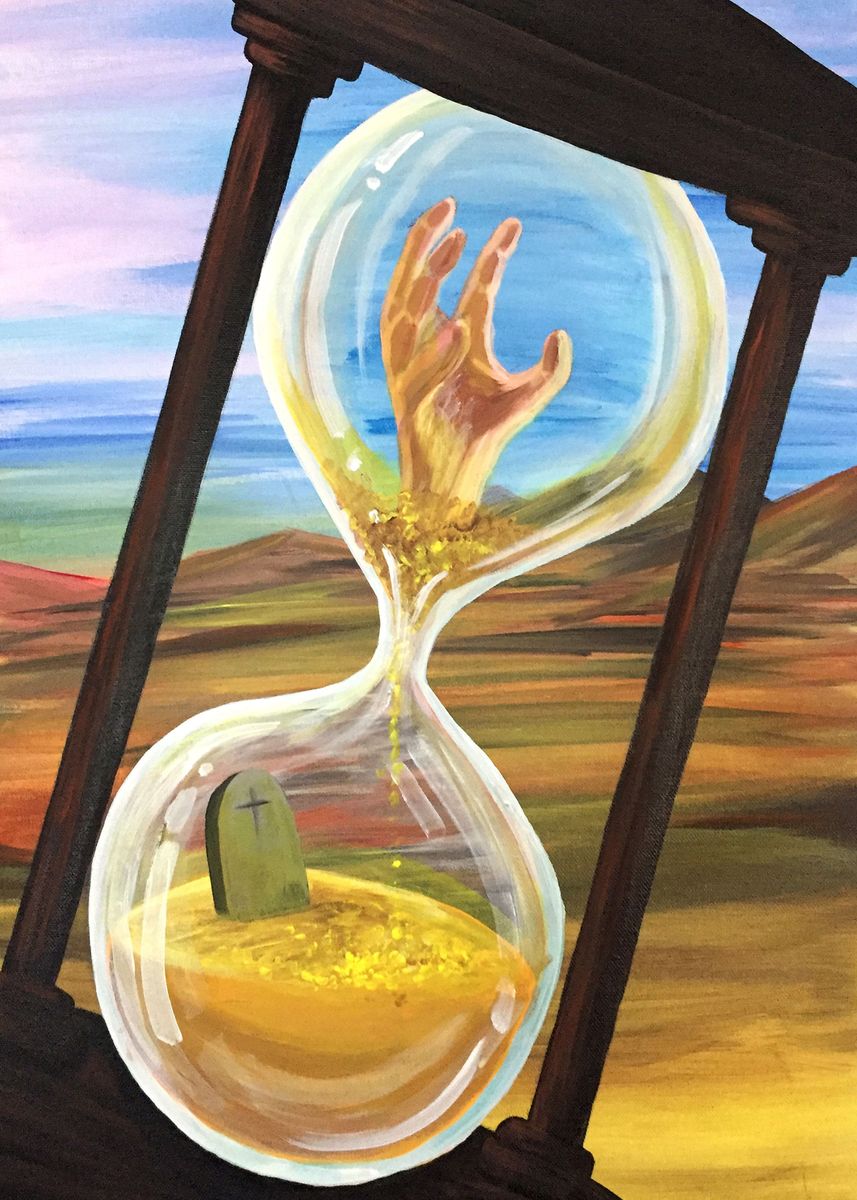 'Out Of Time' Poster, picture, metal print, paint by Adamzworld | Displate