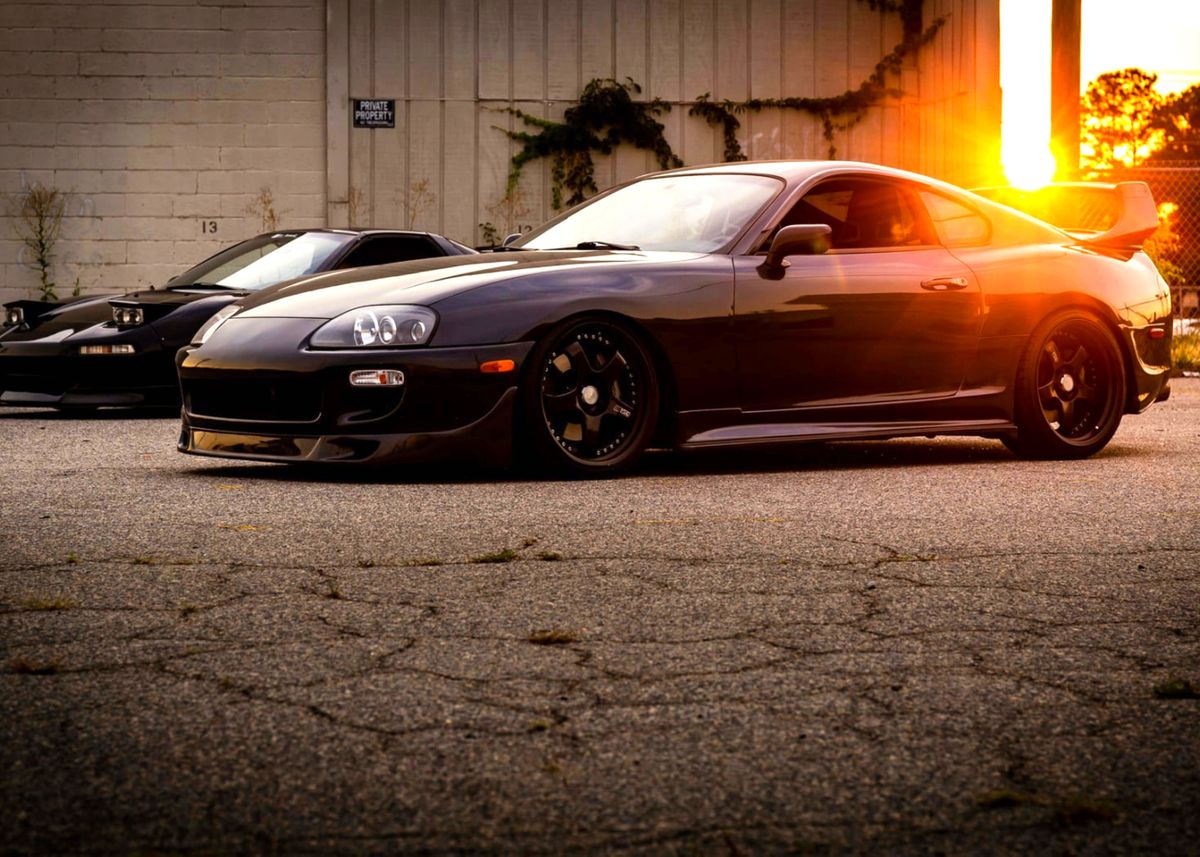 'Toyota Supra' Poster by Marcel Lee | Displate