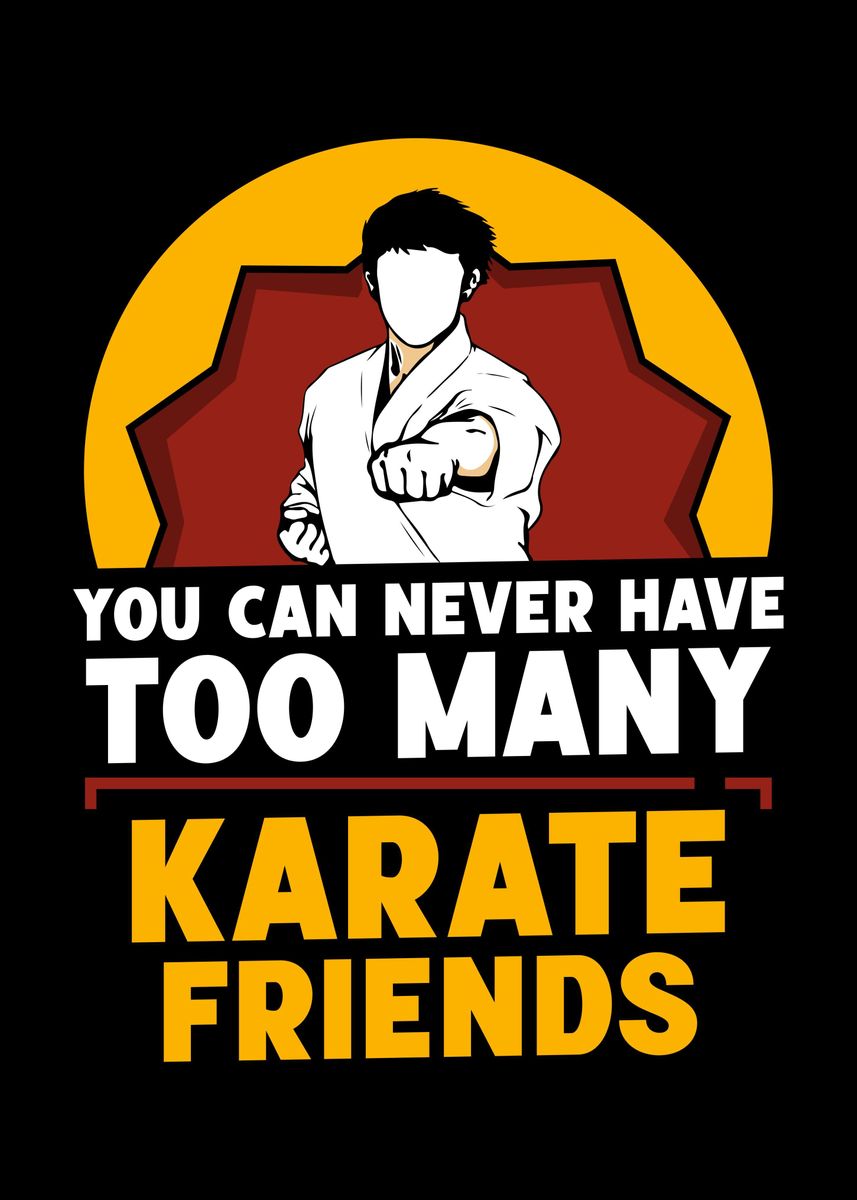 'Karate' Poster, picture, metal print, paint by Sebastian Wünsche ...