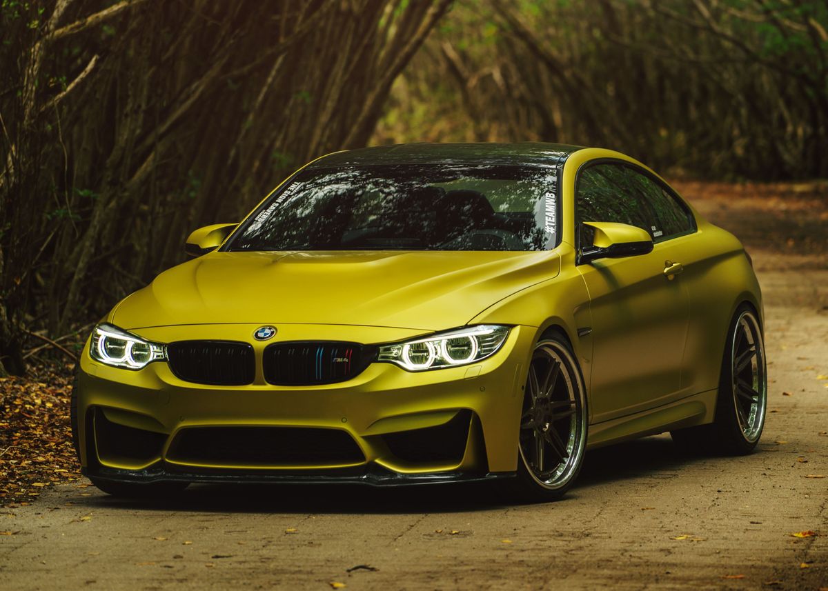 'BMW M4' Poster by Sport Cars | Displate