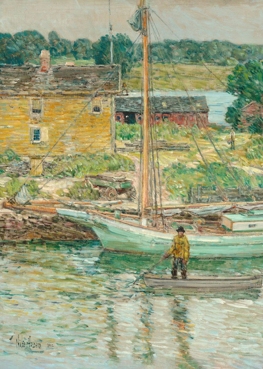 'Oyster Sloop ' Poster, picture, metal print, paint by tony4urban ...