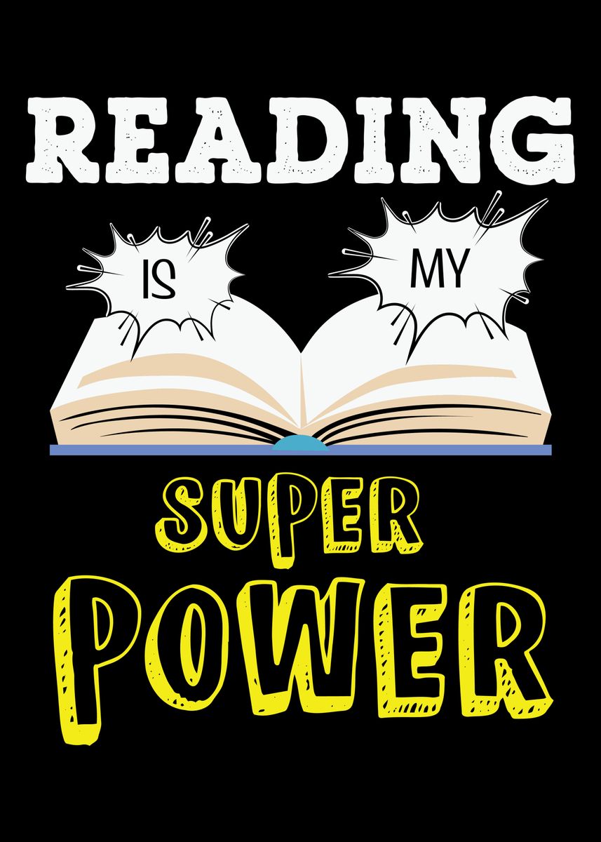 'Reading Books' Poster, picture, metal print, paint by Cool Till Death ...