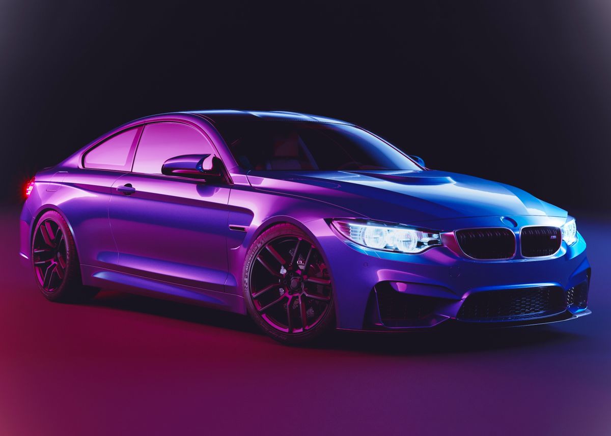 'BMW M4 F82 Coupe' Poster by Supri GTR | Displate