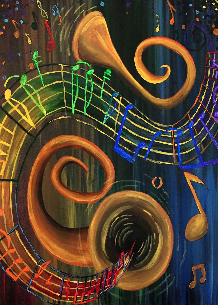 'The ART of Music' Poster by Adamzworld | Displate