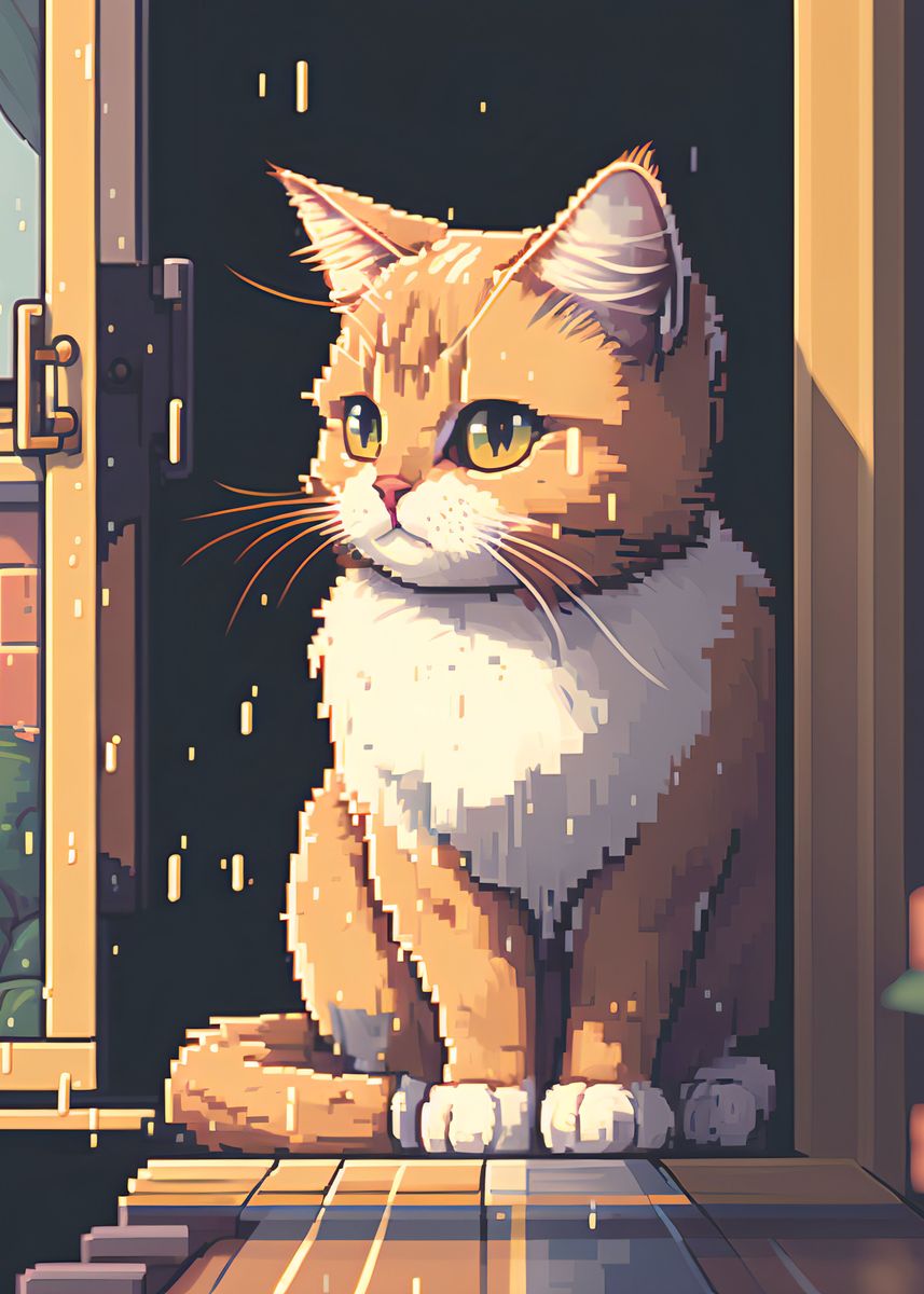 'Pixel Dust' Poster, picture, metal print, paint by Psycho Imaging ...