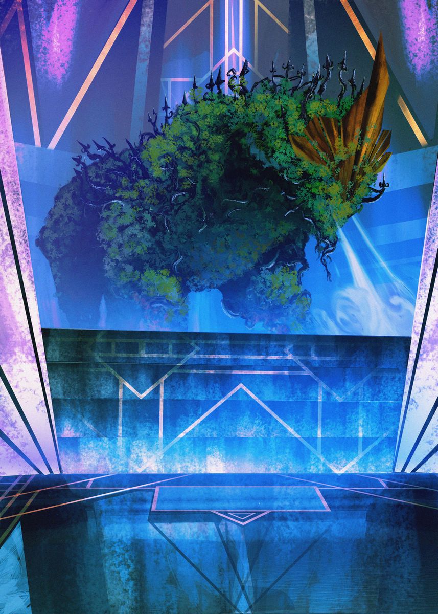 'Topiary Stomper' Poster, picture, metal print, paint by Anato ...