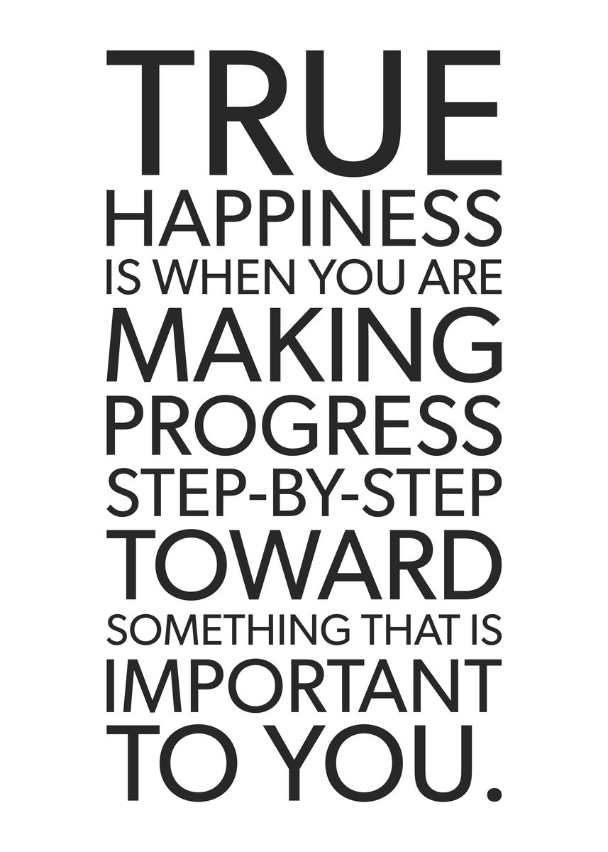 'True Happiness Is Success' Poster, picture, metal print, paint by CHAN ...