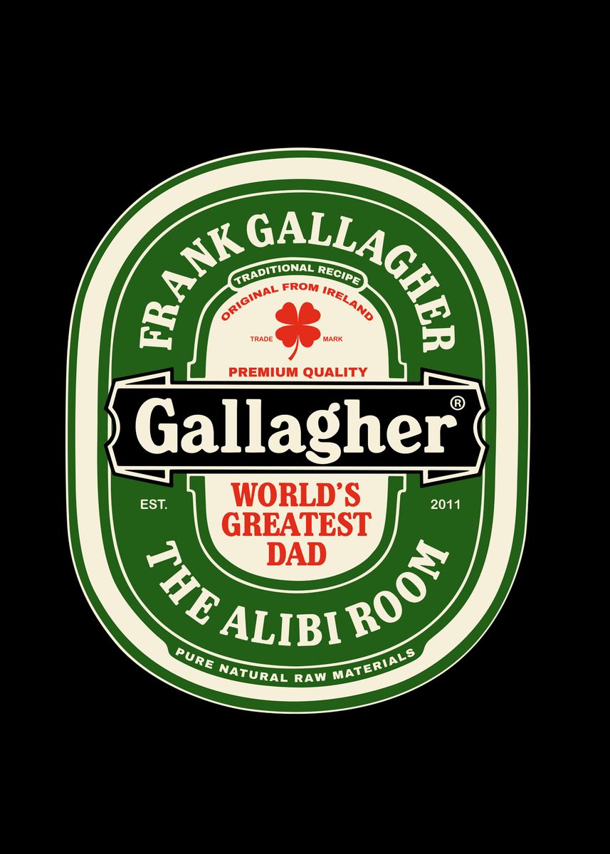 'Gallagher Beer' Poster, picture, metal print, paint by Melonseta ...