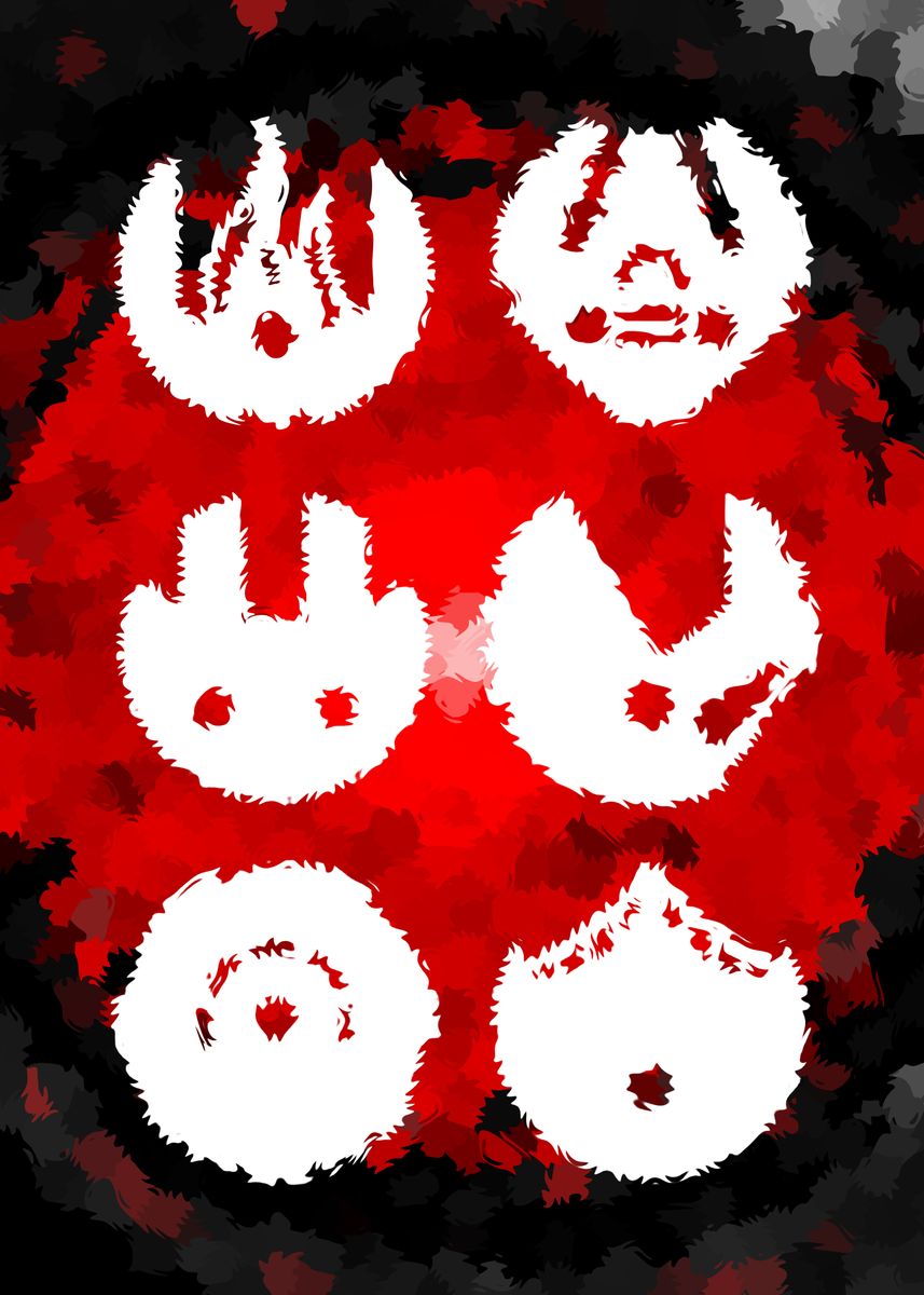 'Bohrok Collection Red' Poster, picture, metal print, paint by Sardagan ...