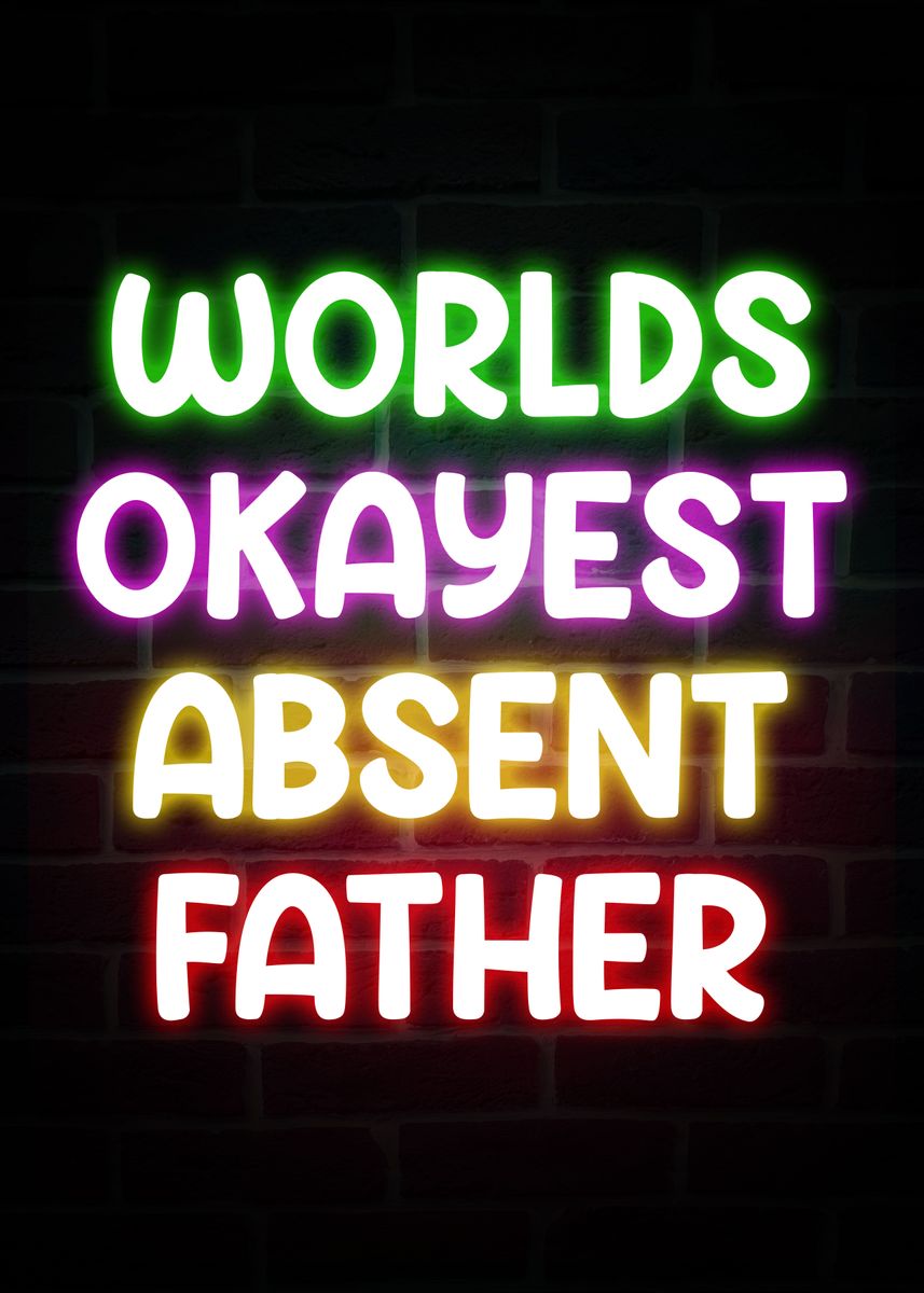 'Absent Father' Poster, picture, metal print, paint by Remang Remang ...