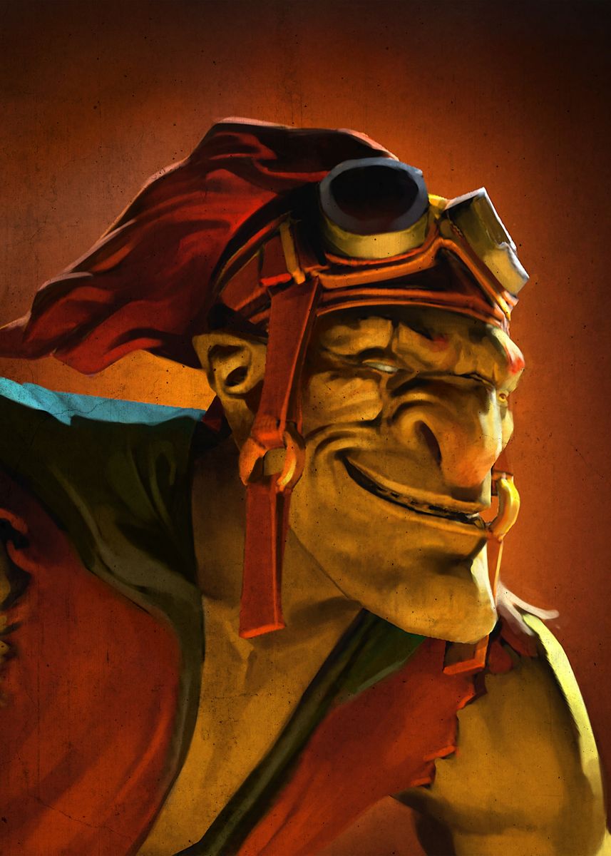 'Batrider' Poster by Dota2 | Displate