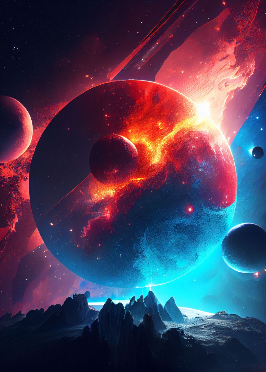 'Apocalyptic' Poster, picture, metal print, paint by Mohamed Abdel ...