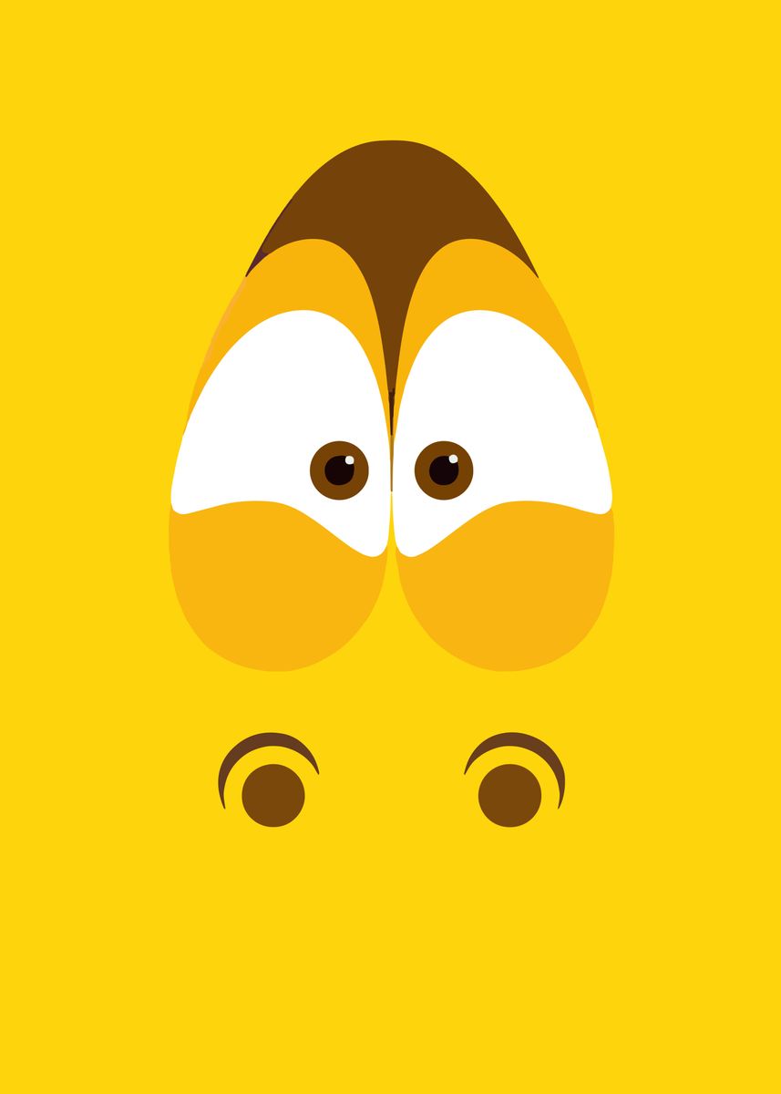 'yellow larva' Poster, picture, metal print, paint by Aksara Alka R ...