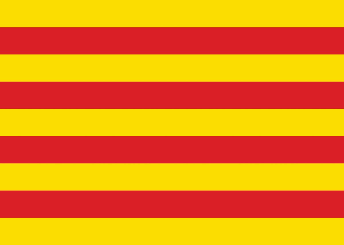 'Catalonian Flag Catalonia' Poster by Bruce Stanfield | Displate