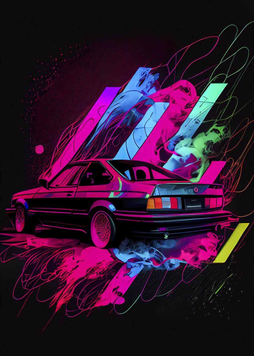 'BMW Splash v1' Poster by Displate Master | Displate