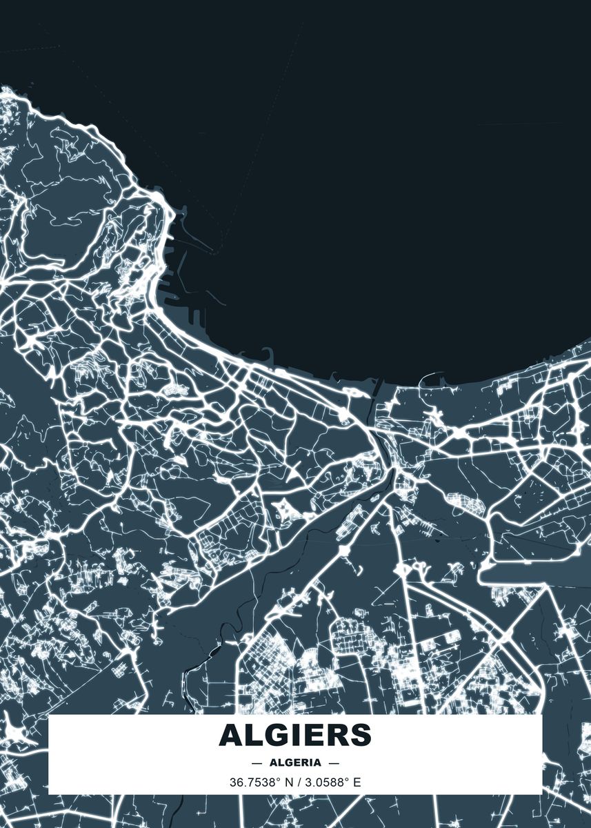 'Algiers' Poster by Bo Kev | Displate