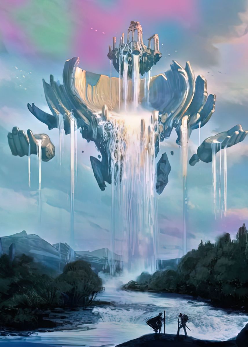 'fantasy world' Poster, picture, metal print, paint by YANOME ART ...