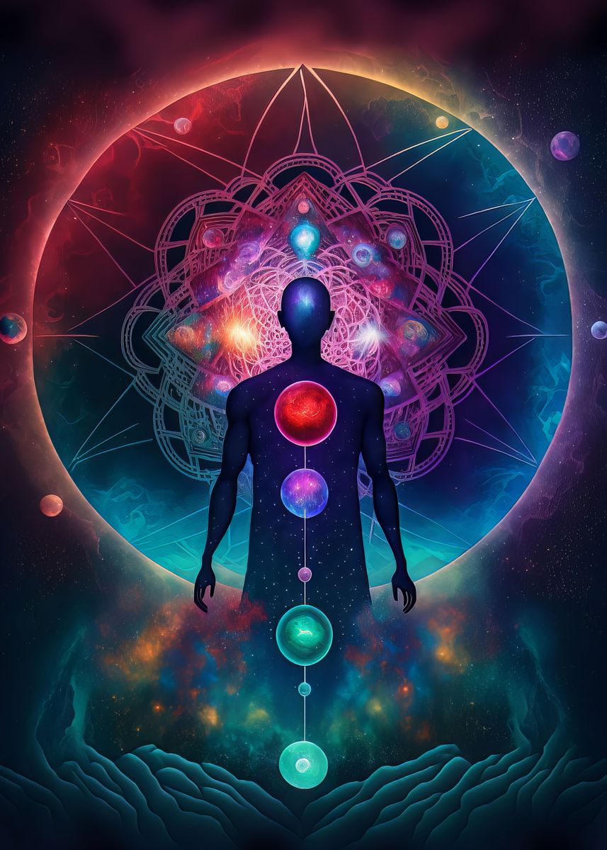 'Esoteric Zen Universe v7' Poster by Zdenek Moravek | Displate