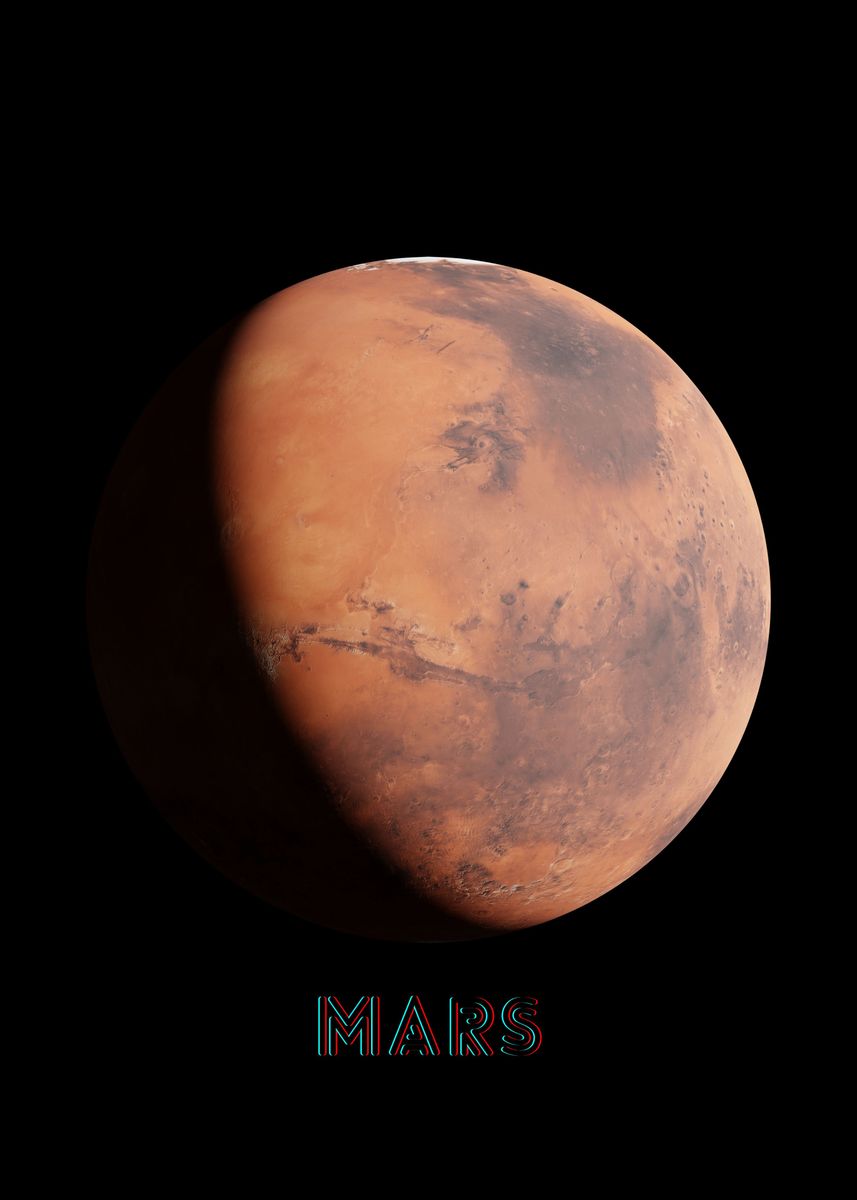 'The Mars' Poster, picture, metal print, paint by Daily Collection ...