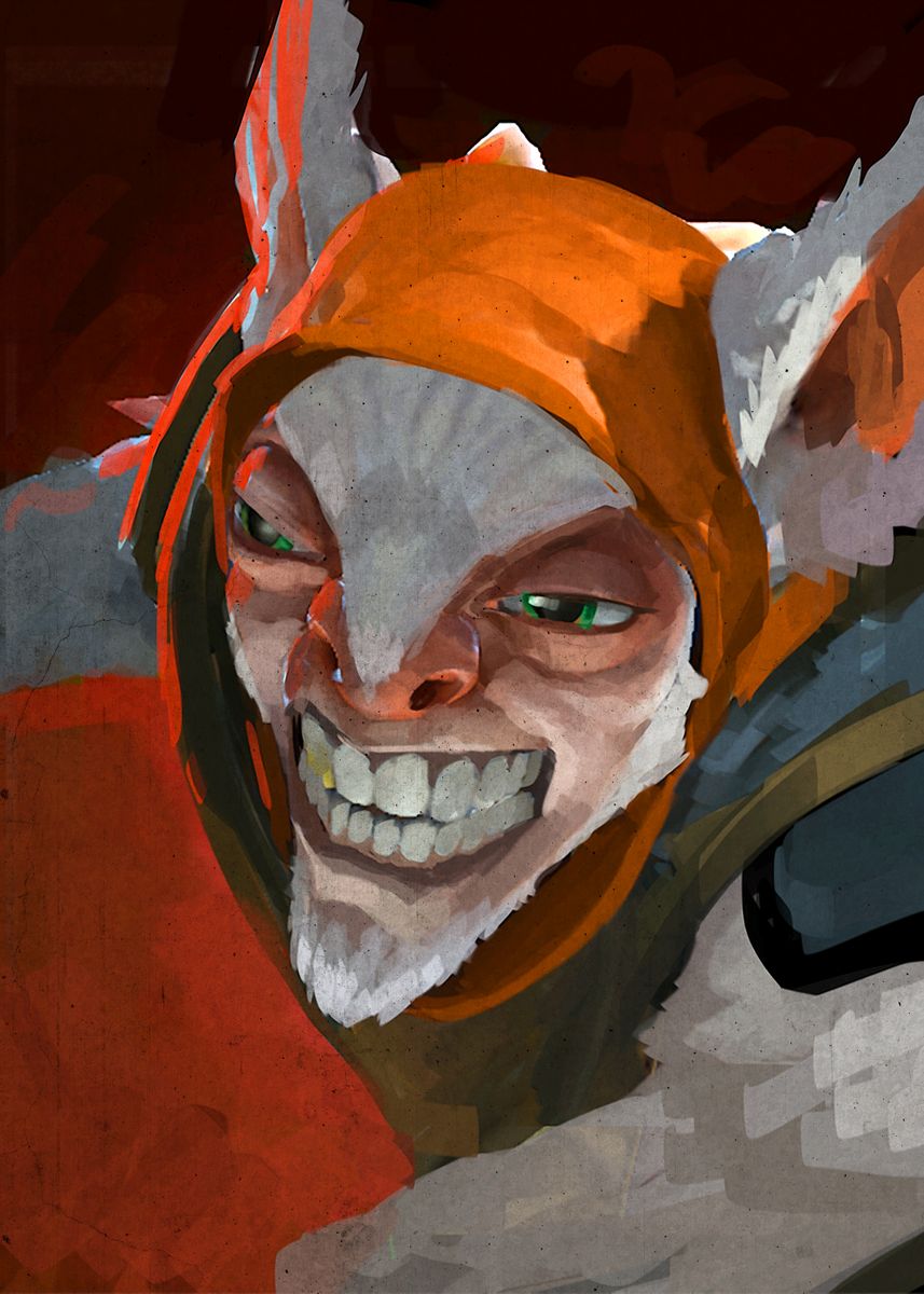 'Meepo Orange' Poster, picture, metal print, paint by Dota2 | Displate