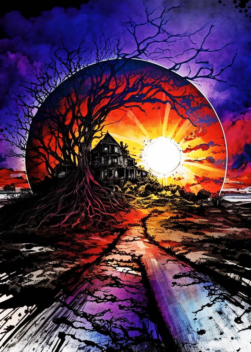 'Negative Colors in Nature' Poster, picture, metal print, paint by Muh ...