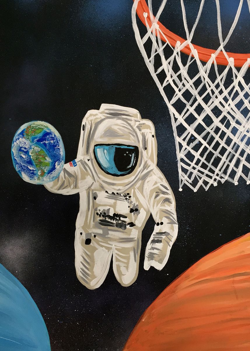 'Space Games' Poster, picture, metal print, paint by Adamzworld | Displate
