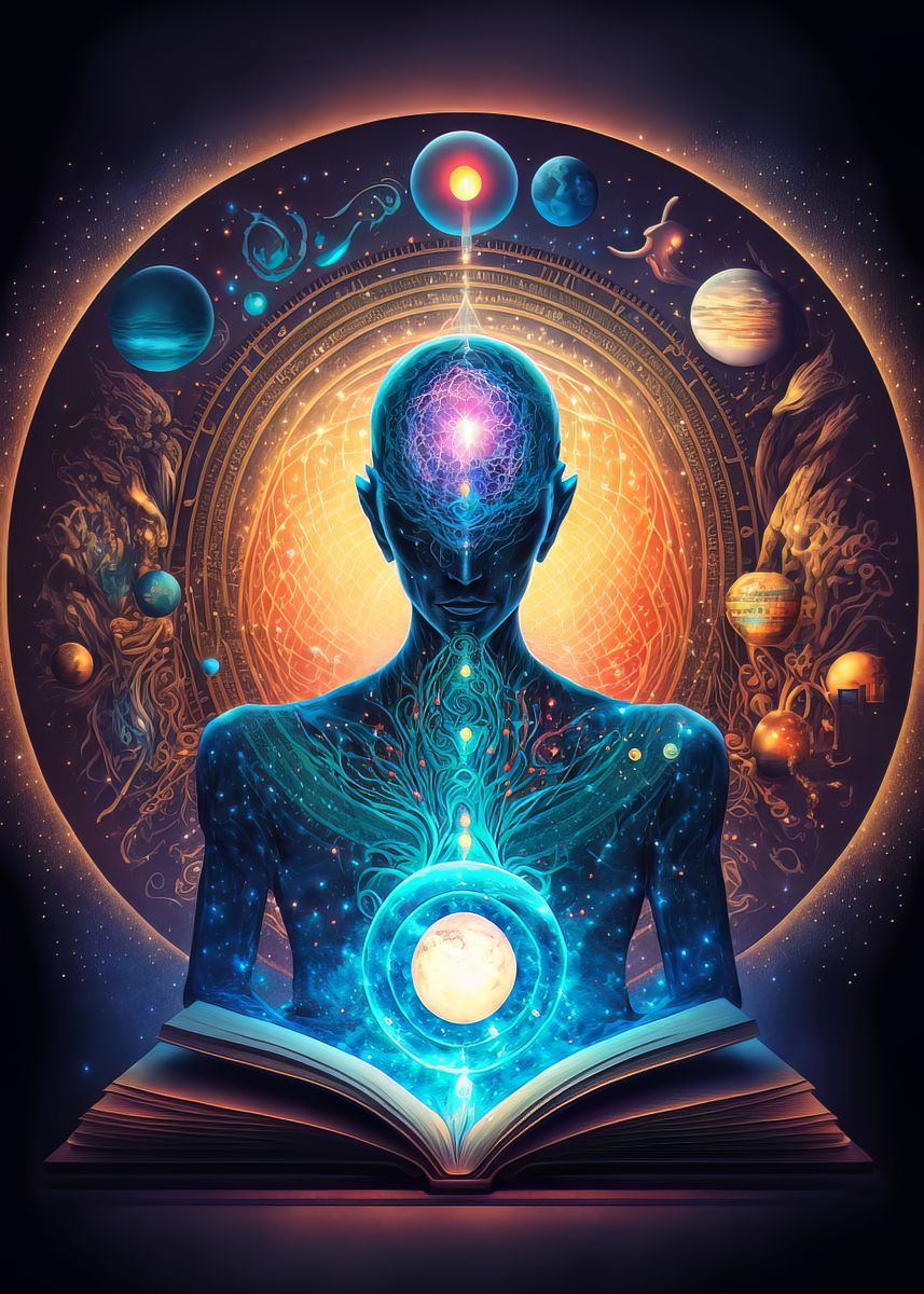 'Esoteric Zen Universe v9' Poster, picture, metal print, paint by ...