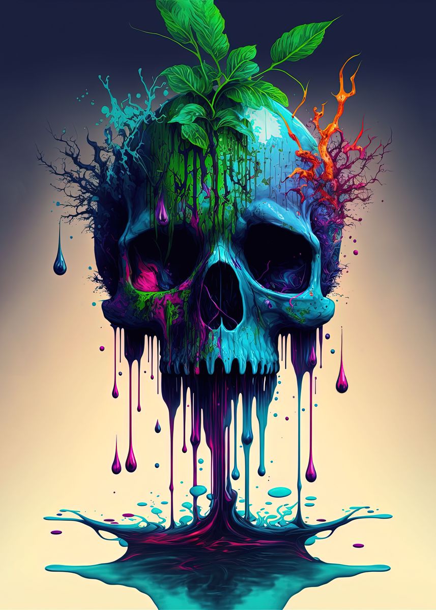 'Life and Death' Poster by Ben Krefta | Displate