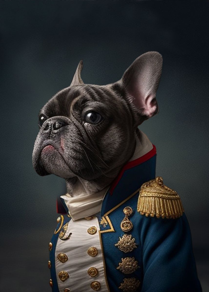 'NAPOLEON DOG 2' Poster by WE ART | Displate