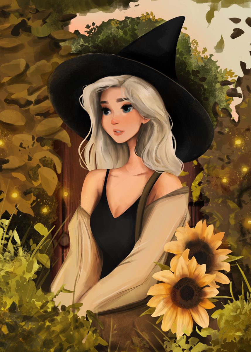 'Garden of Magick' Poster, picture, metal print, paint by Storm | Displate