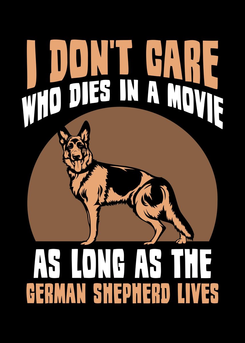 'German Shepherd' Poster, picture, metal print, paint by Sebastian ...