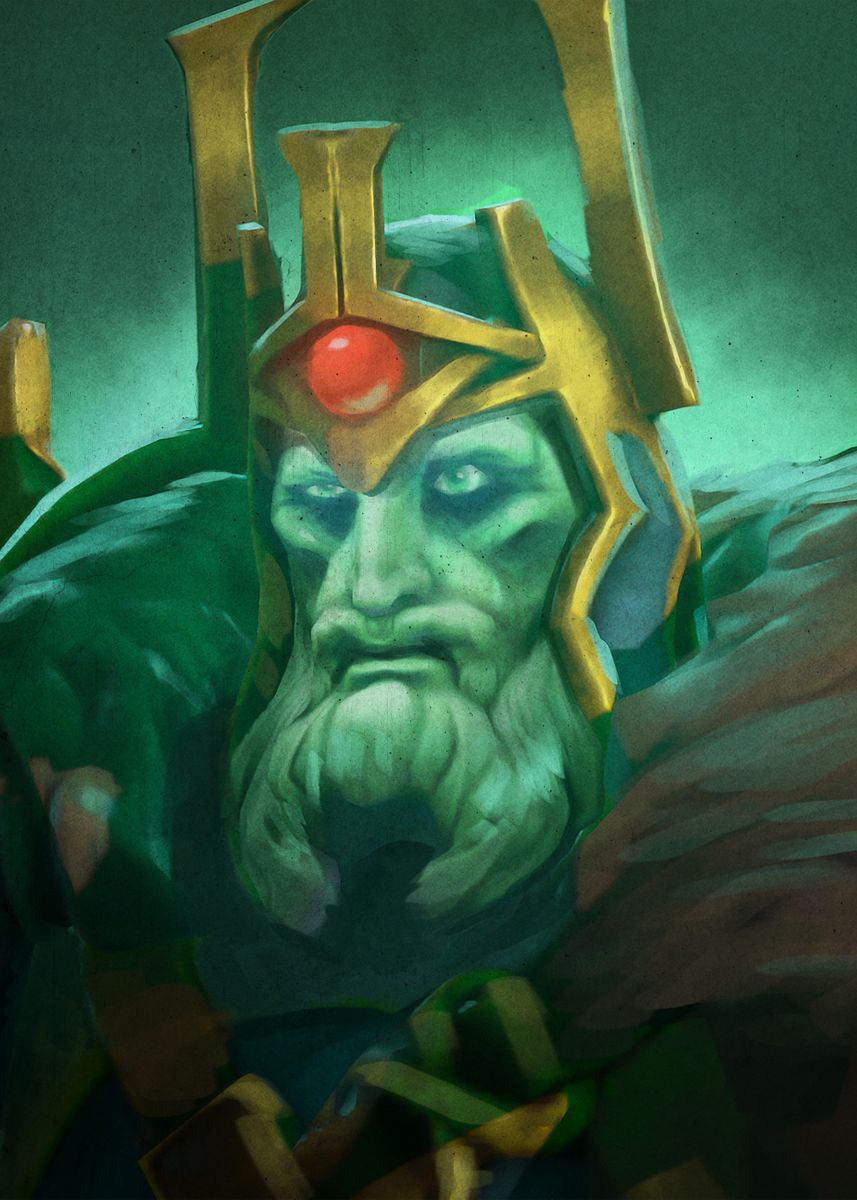 'Wraith King' Poster, picture, metal print, paint by Dota2 | Displate