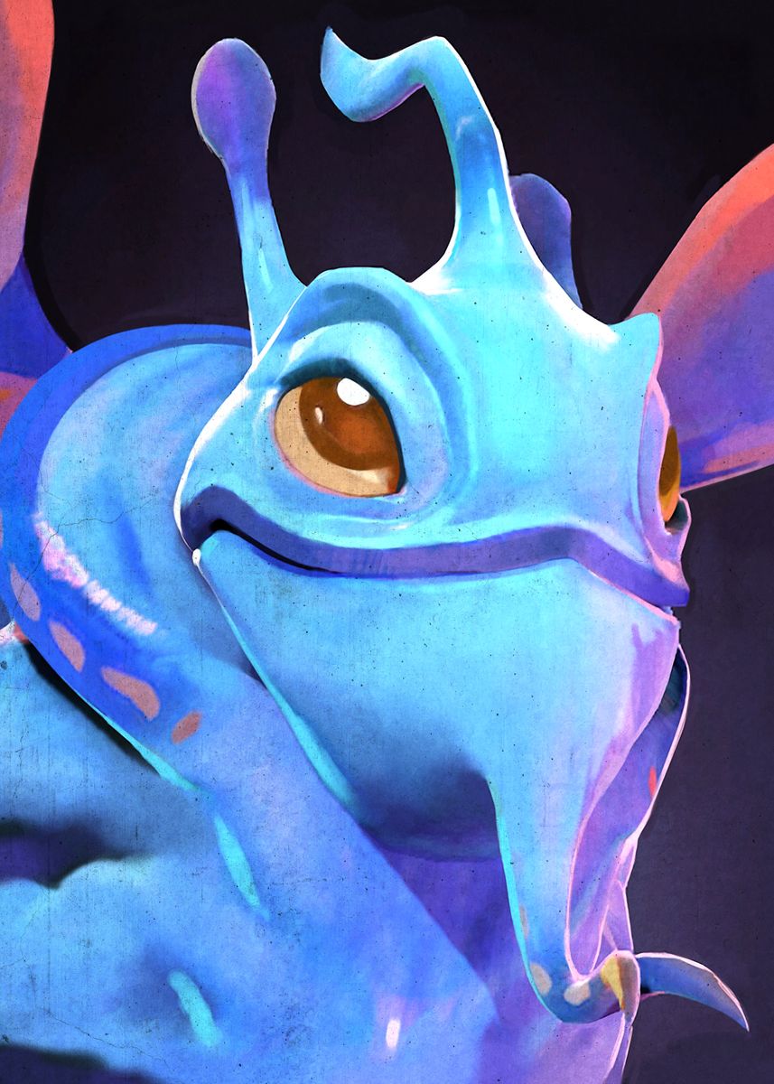 'Puck' Poster, picture, metal print, paint by Dota2 | Displate