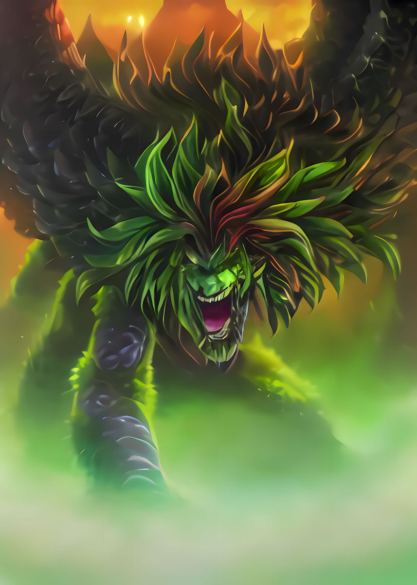 'Demonic Forest Guardian' Poster, picture, metal print, paint by ...