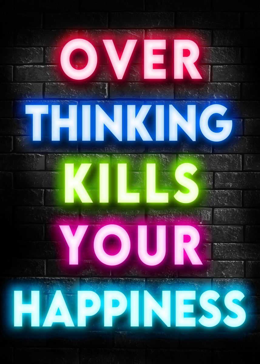 'Overthinking' Poster, picture, metal print, paint by Reality Art ...