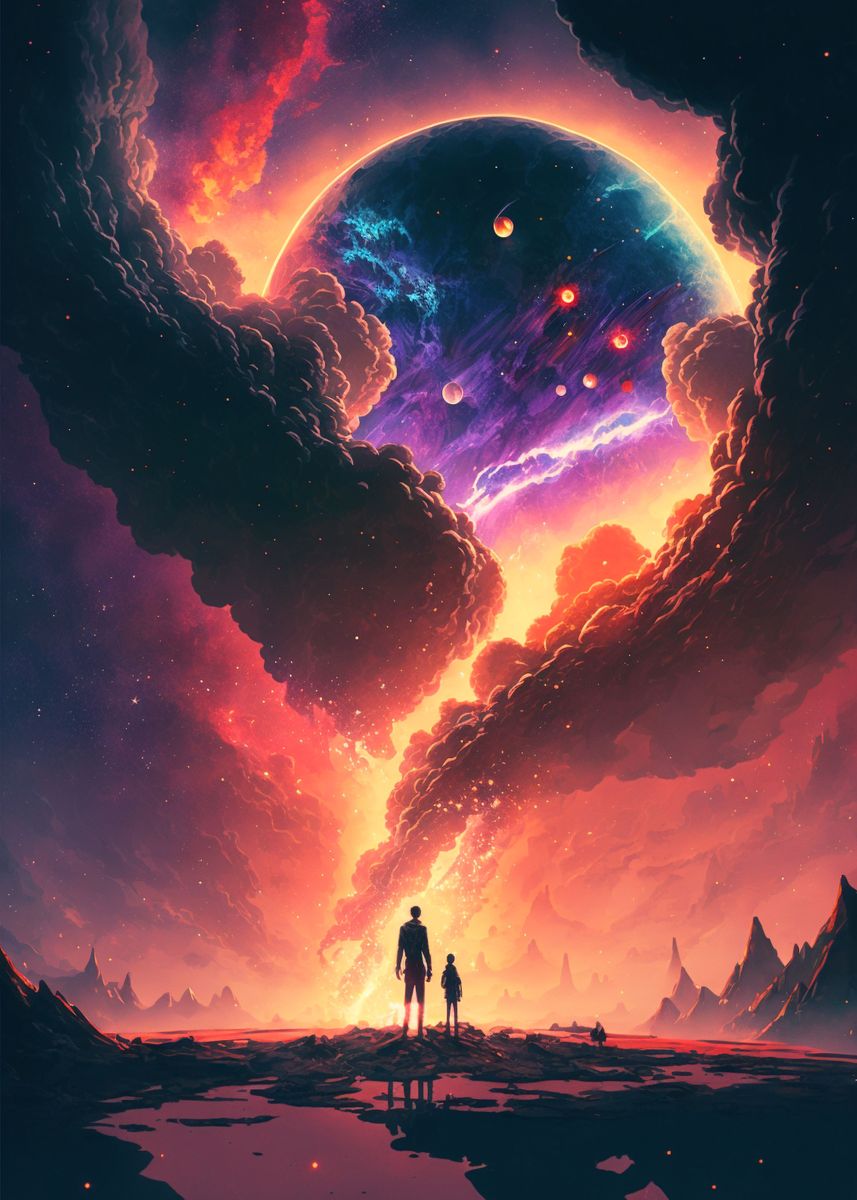 'Sunset Fantasy' Poster, picture, metal print, paint by BnWDesigner ...