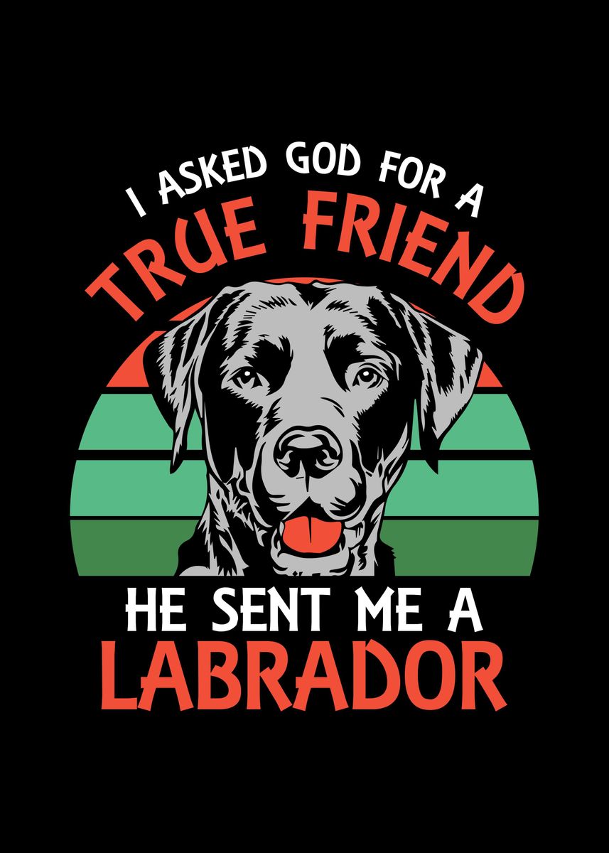 'Labrador' Poster, picture, metal print, paint by Sebastian Wünsche ...