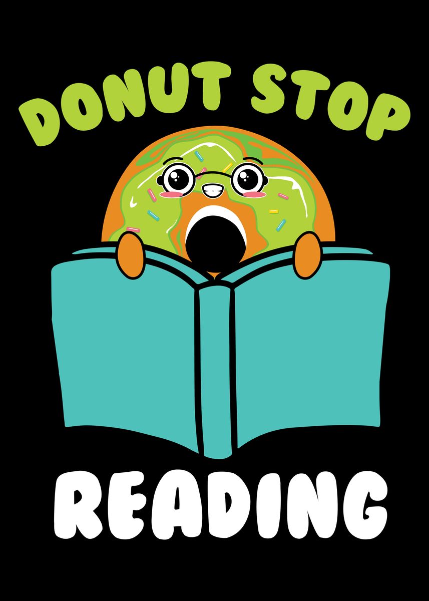 'Reading Books' Poster, picture, metal print, paint by Cool Till Death ...